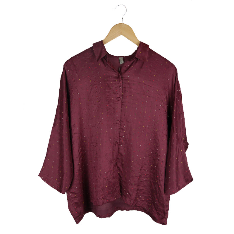 Yavi Silk Embroidered Shirt YC7T34